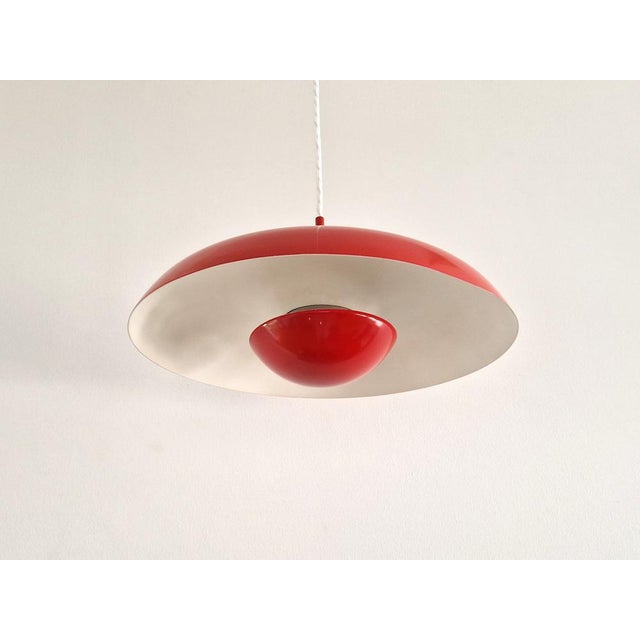 Red Ra-40 Pendant Lamp by Piet Hein for Lyfa, Denmark, 1960s | Chairish