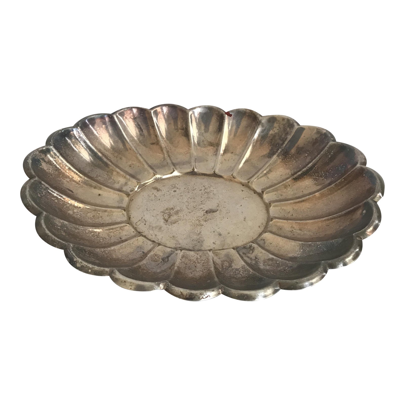 Vintage Silver Plate Dish | Chairish