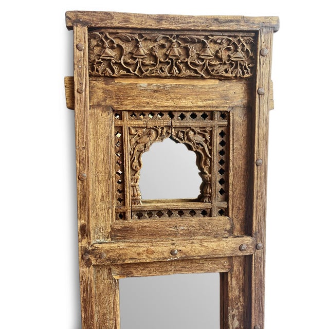 Old Agra Window Mirror | Chairish