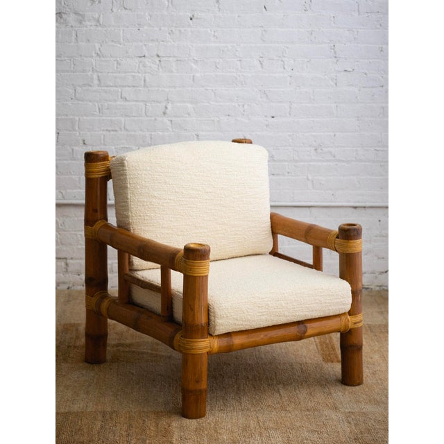 Bamboo Armchair in the Style of Antonio Budji Layug | Chairish