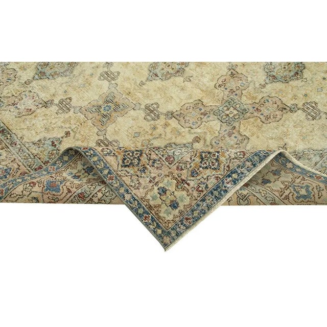 Vintage Beige Rug in Wool | Chairish