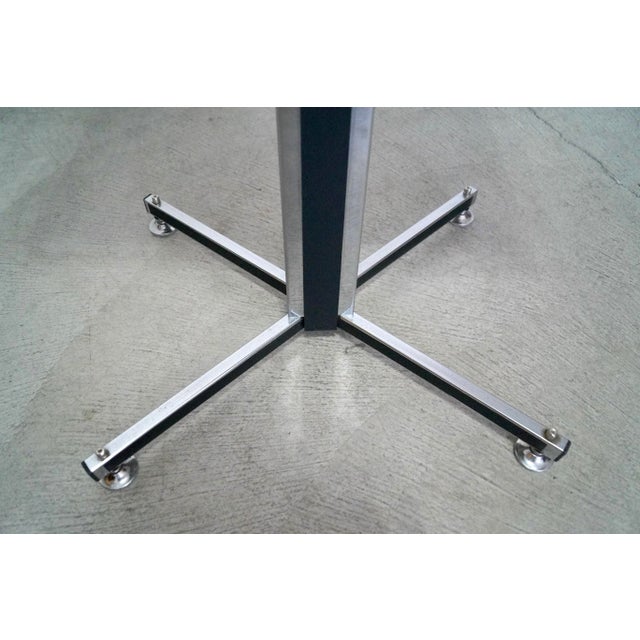 1970’s Mid-Century Modern Chrome Pedestal Tv Stand | Chairish