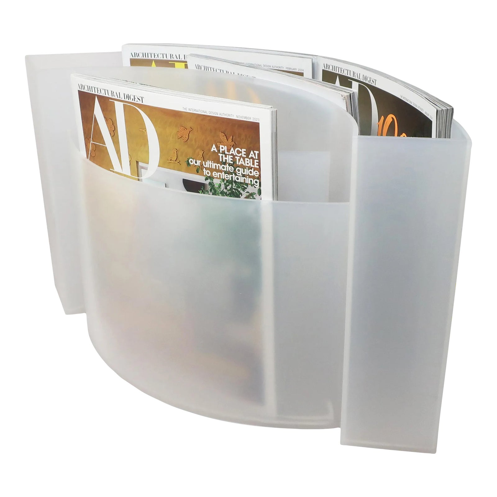 1990s Postmodern Wave Magazine Rack by Hansjerg Maier-Aichen for ...