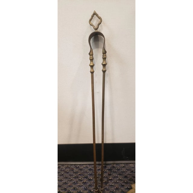 Set of Victorian Bronze Fire Place Tools | Chairish