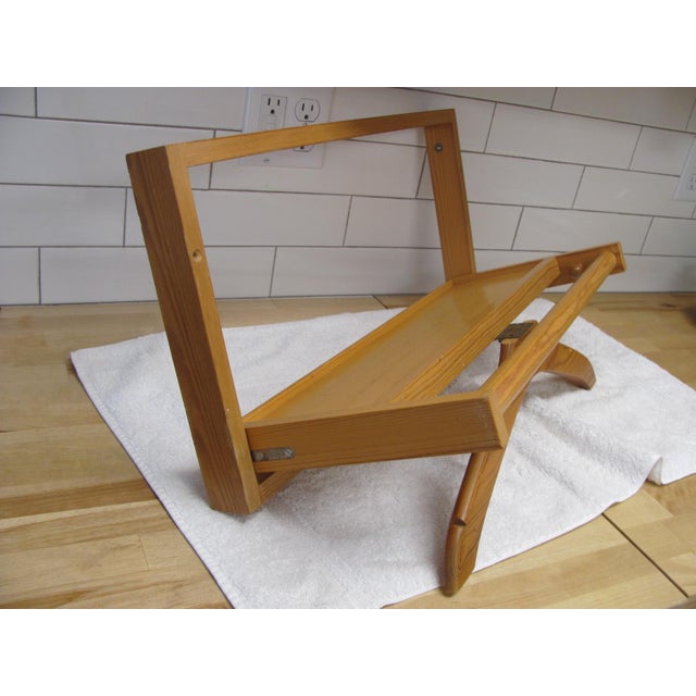 1960s Wall Valet in Pine After Adam Hoff and Poul Ostergaard Fold-Out ...