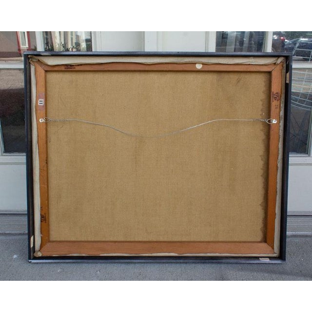 Oil on Canvas Abstract Painting of Bathers by Artist Martin Friedman ...