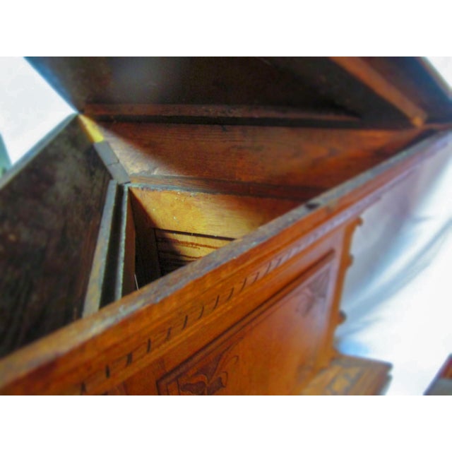 19thc Masonic Triangular Carved Oak Table Altar | Chairish