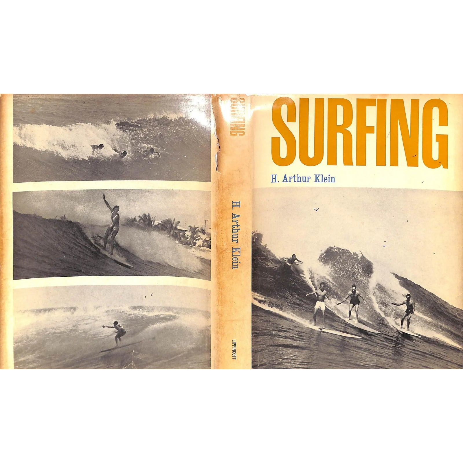 "Surfing" Book 1965 Klein, H. Arthur | Chairish