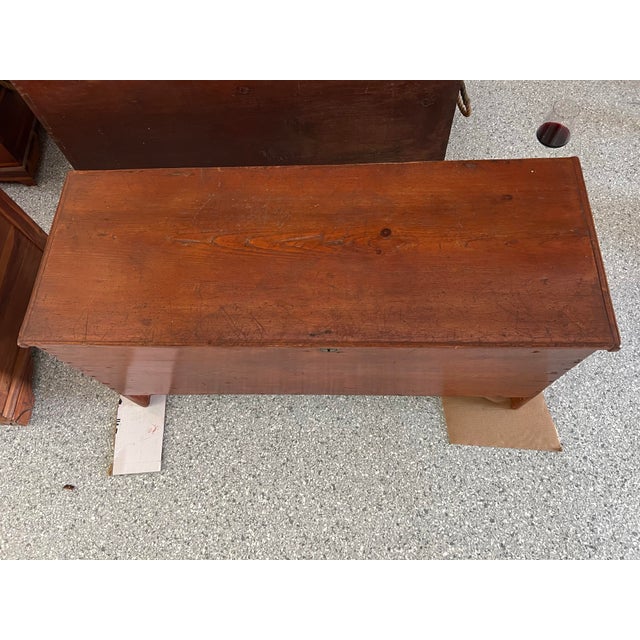 Antique Primitive Pine Trunk,circa 1850 | Chairish