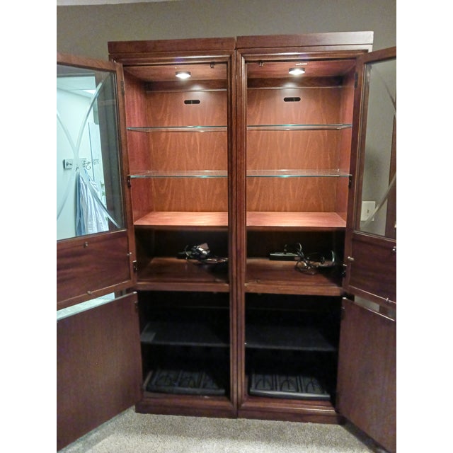 1990s Thomasville Bogart Collection Display Cabinet | Chairish