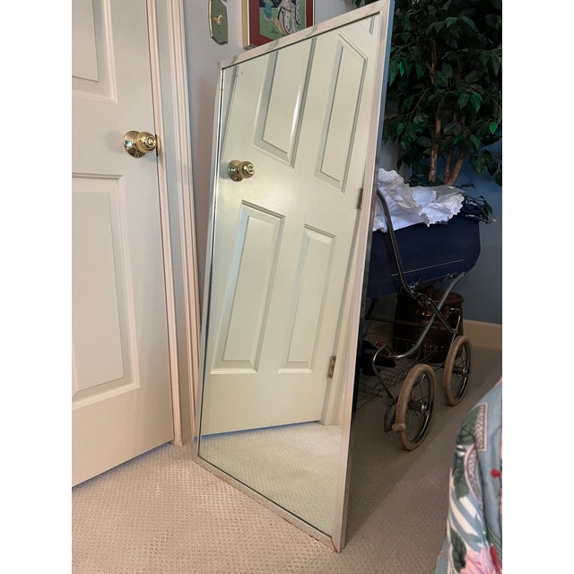 Mid-Century Modern Chrome Wall Mirror | Chairish