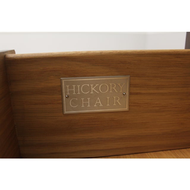 Hickory Chair Co Butler Style Secretary Desk Bookcase | Chairish