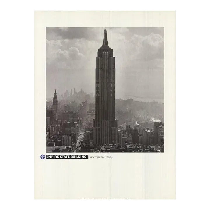 Artist Unknown Empire State Building Lithograph | Chairish