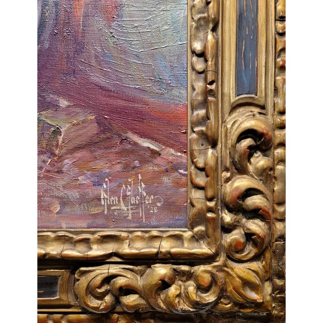 Glenn Crawford Sheffer-Barbarossa Pirates Looting a Village-1920s Oil ...