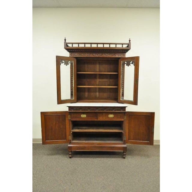 19th Century French Renaissance Walnut Bookcase | Chairish