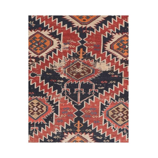 Late 18th Century Antique Shirvan Caucasian Russian Rug-3′7″ × 4′6 ...