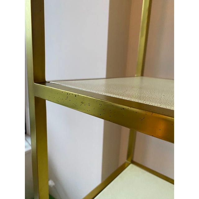 Theodore Alexander Milo Brass Etagere | Chairish