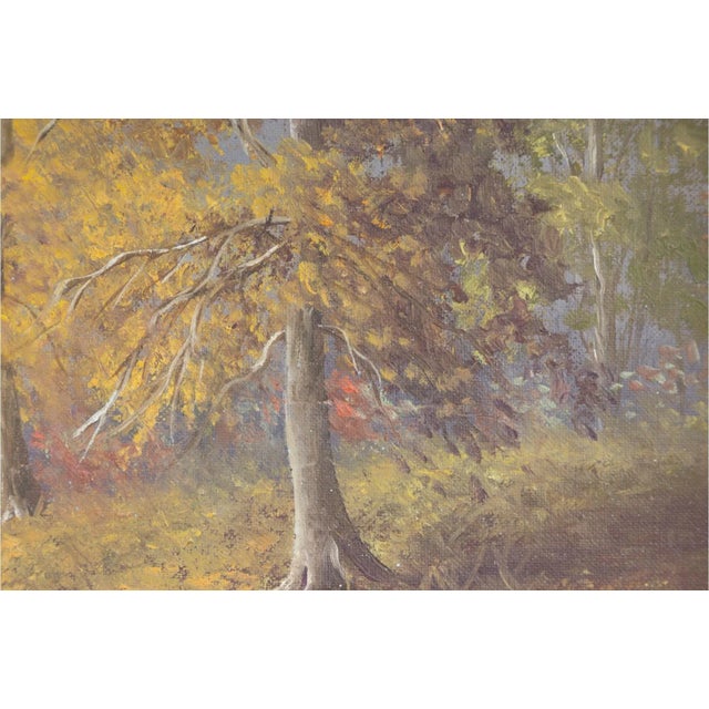 Clayson Baker (American, 1908-1975) Original Oil on Canvas Landscape ...