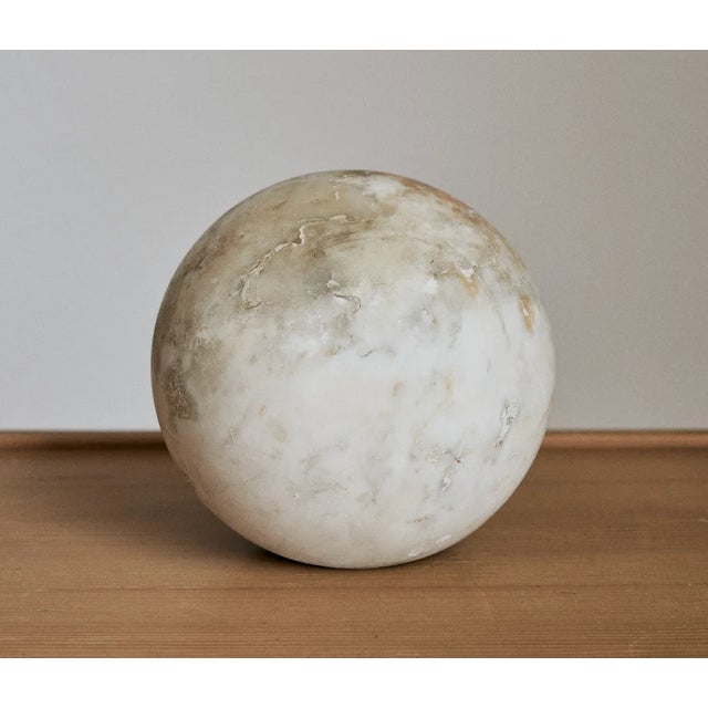 Vintage Decorative Marble Sphere | Chairish