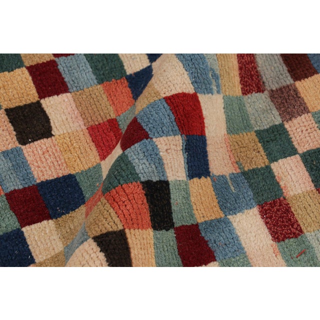 Vintage Zeki Müren Rug With Polychromatic Geometric Pattern From Rug ...