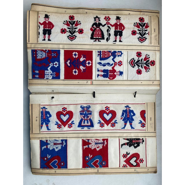 Antique German Embroidery Trim Sample Book by A.Rollinghoff Circa Wwii ...