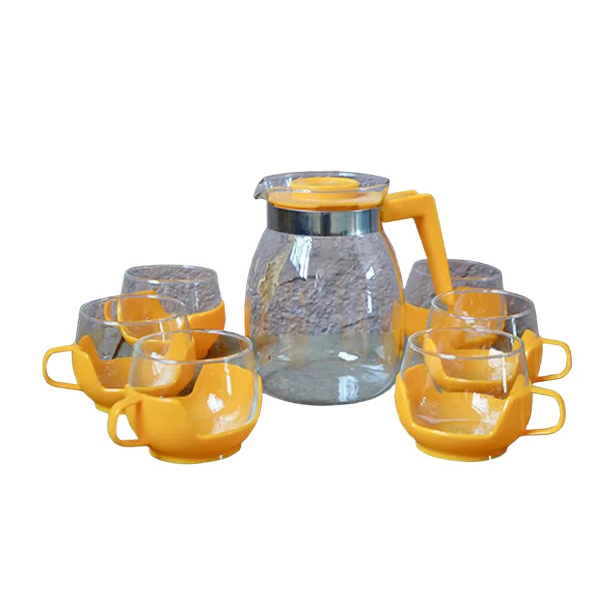 Space Age Tea Set, 1970s, Set of 7 | Chairish