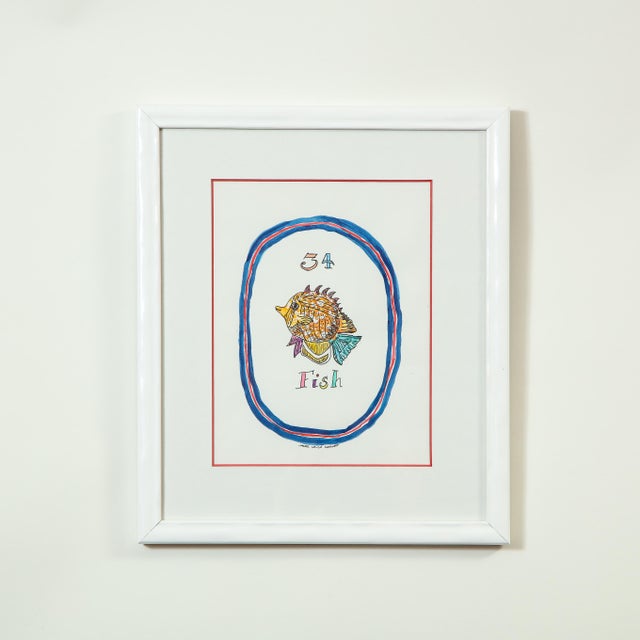 "The Lenormand Fish" Original Tarot Card Watercolor by Janie Kruse ...