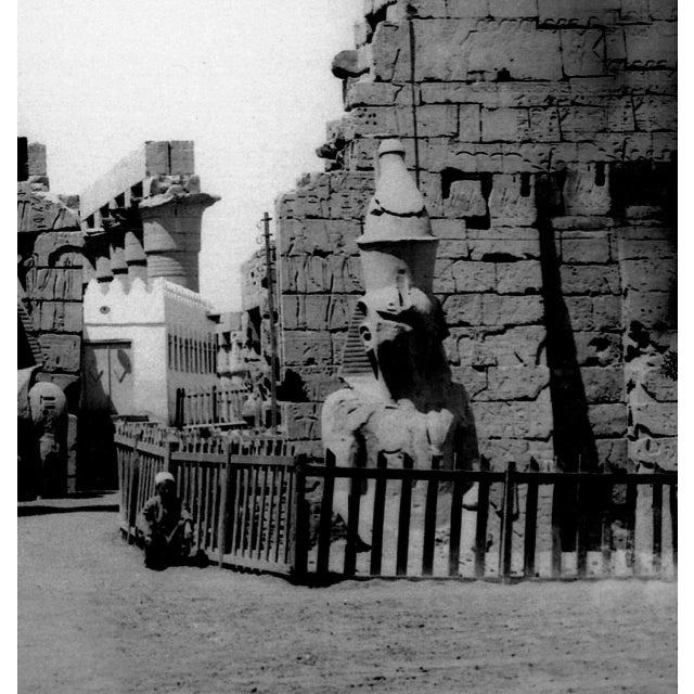 2000s Luxor Temple, Egypt Black & White Photograph | Chairish