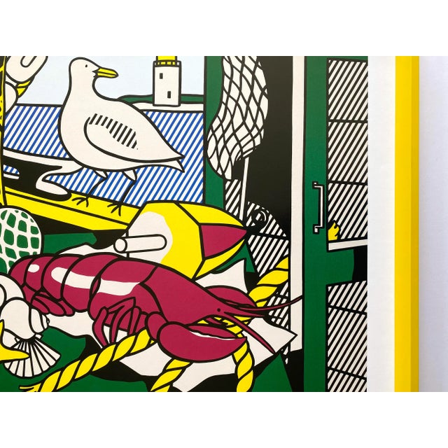 Roy Lichtenstein Estate Lithograph Print Framed Pop Art Exhibition ...