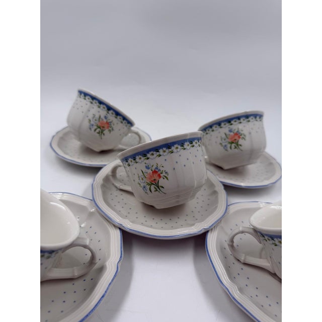 Romantica Cups, Saucers, Cake Plates and Milk Jug from Villeroy & Boch ...