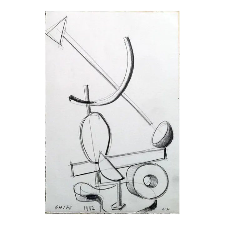 1992 Postmodern Drawing for an Exhibition at the David Lawrence Gallery ...