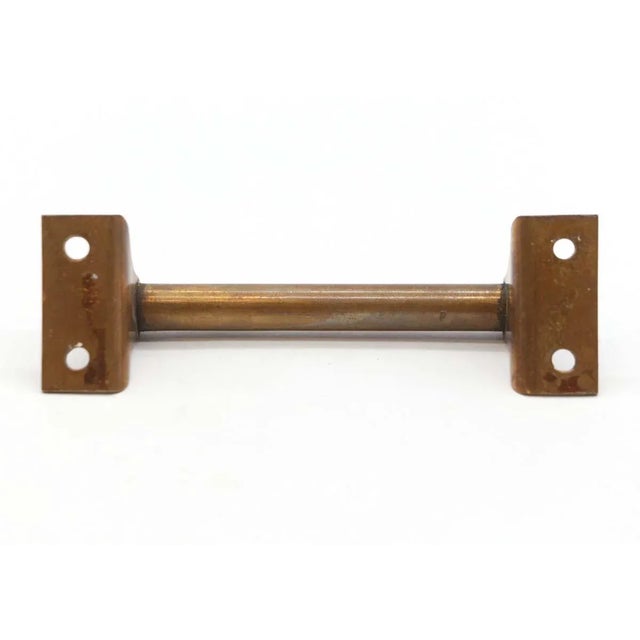 Mid 20th Century Copper Washed Brass Drawer or Window Pull | Chairish