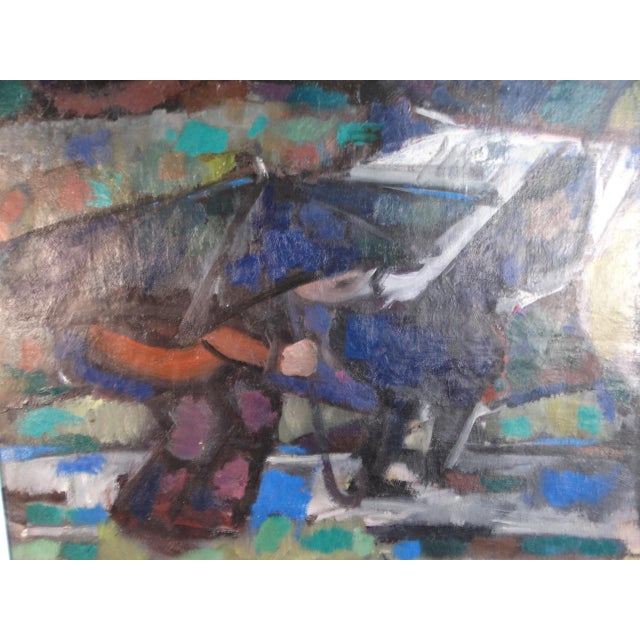 1939 "November" Abstract Modern Oil Painting on Canvas by David McCosh ...