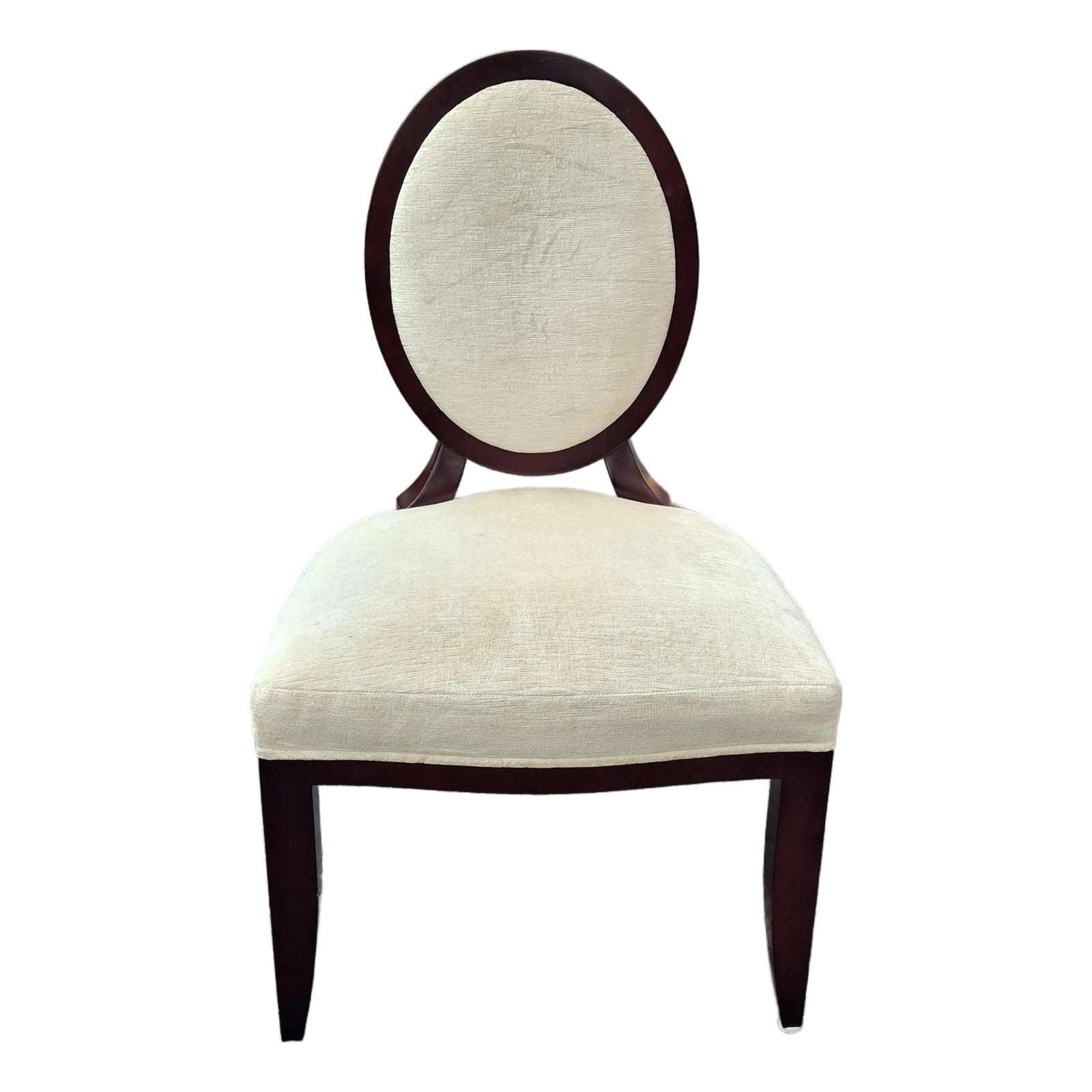 Barbara Barry Collection for Baker Furniture Oval X-Back Dining Side ...