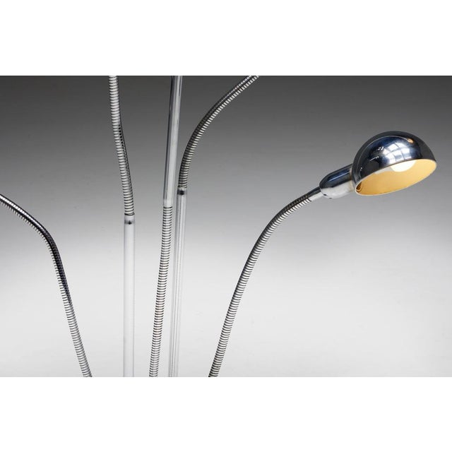 Hydra Floor Lamp attributed to Pierre Folie for Jacques Charpentier ...