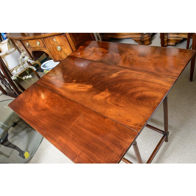 Antique English Mahogany Spider Leg Table | Chairish