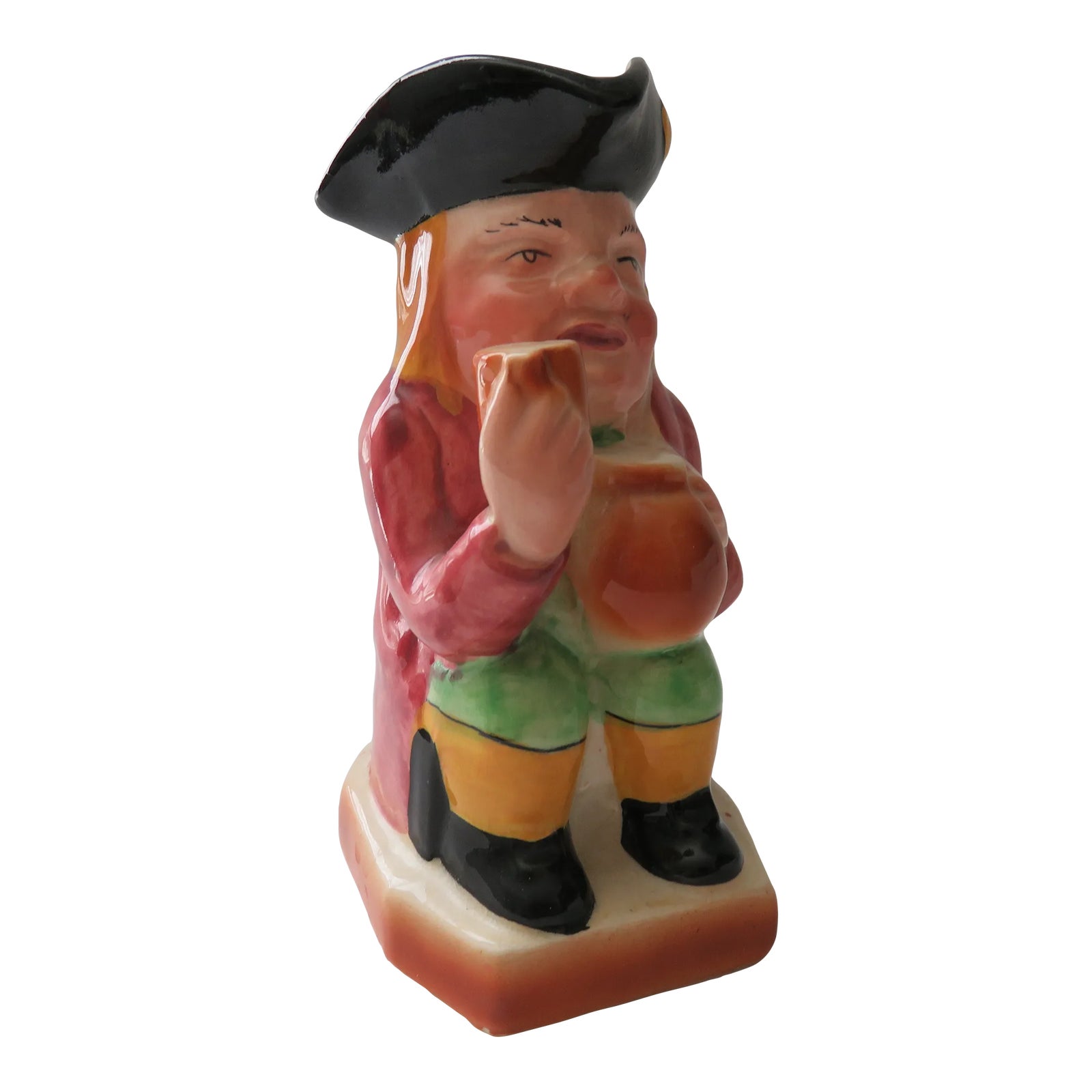 1950's Vintage English Toby Jug Avon Ware Pottery | Chairish