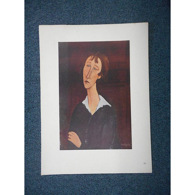 Vintage Ltd. Ed. Modernist Lithograph-Amadeo Modigliani-Folio Size ...
