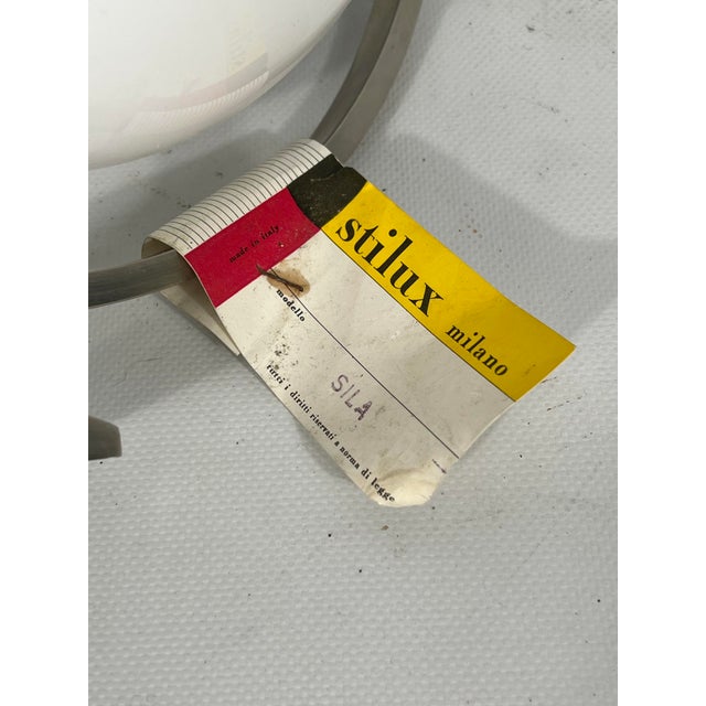 Stilux Milano, Single Aluminum and Perspex Wall Lamp Model Sila. Italy ...