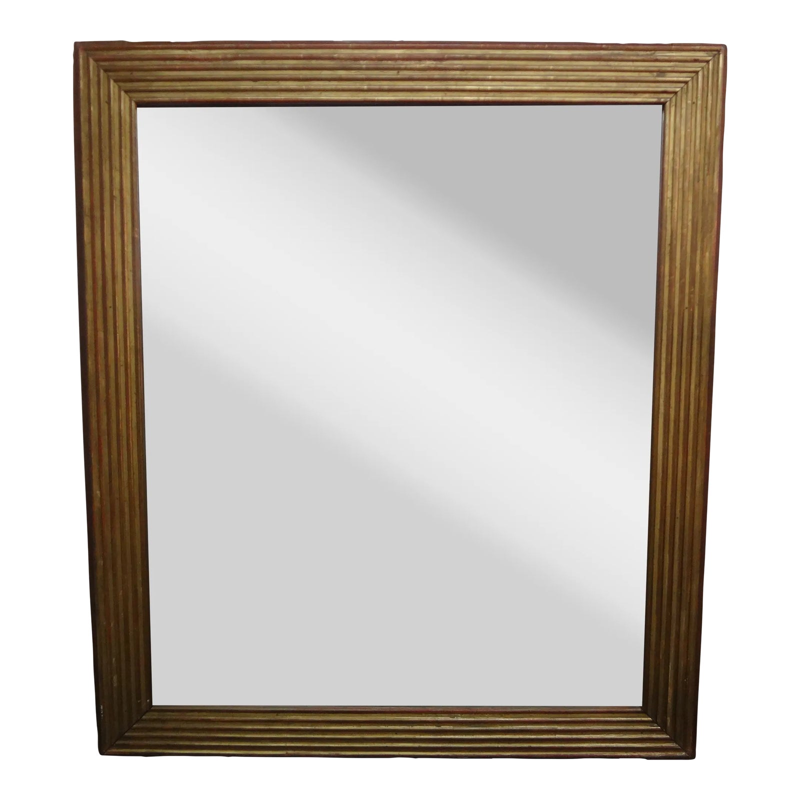 19th Century French Directoire Style Giltwood Mirror | Chairish