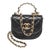 Chanel Black Quilted Leather Micro Cc Pearl Embellished Bag | Chairish