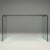 Mid-Century Modern, Glass Waterfall Console Table, American | Chairish