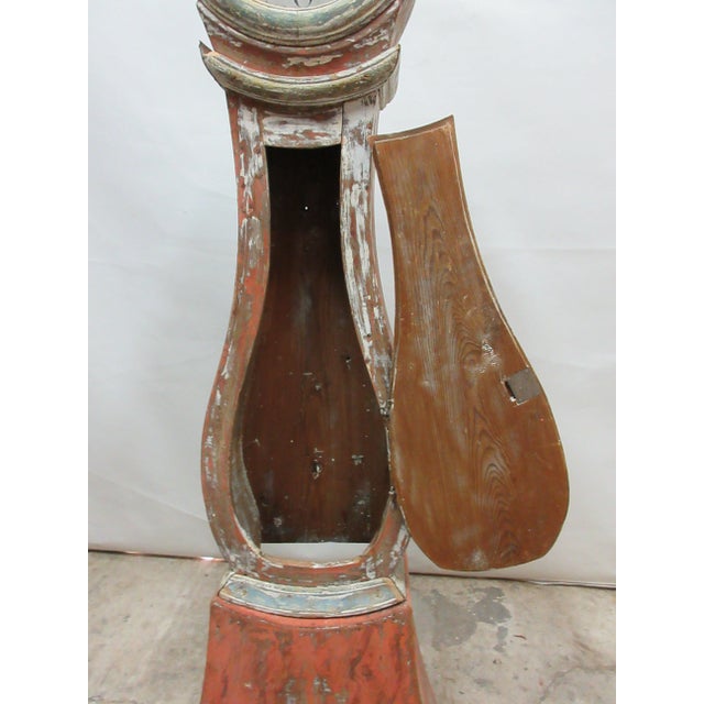 19th Century Contemporary Scandinavian Mora Gray Clock | Chairish