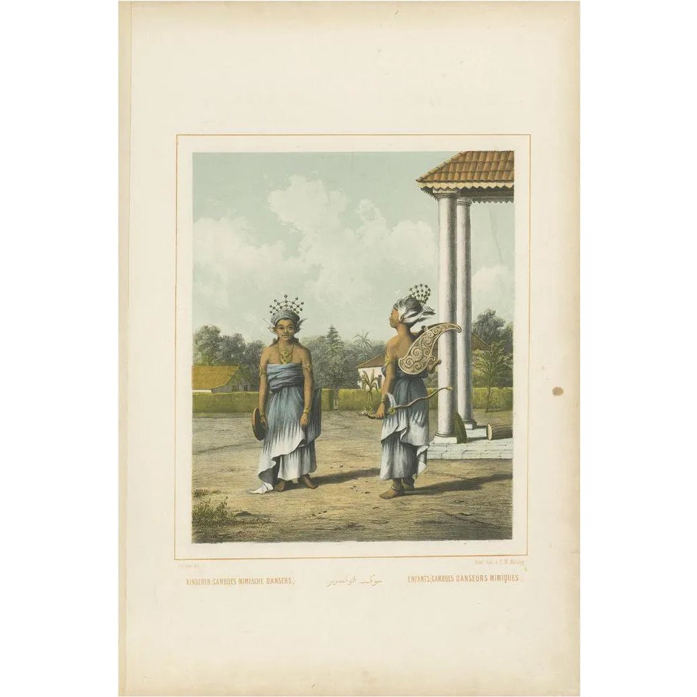 After Auguste van Pers, Illustration of Indonesian Children Dressed Up ...