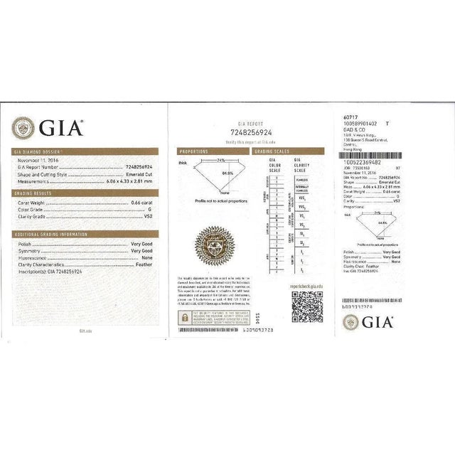 GIA Certified 3.81 Carat Detachable Two-Piece Toi Et Moi Ring in 18K ...