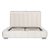 Torrey Tufted Off-White Queen Bed Frame | Chairish