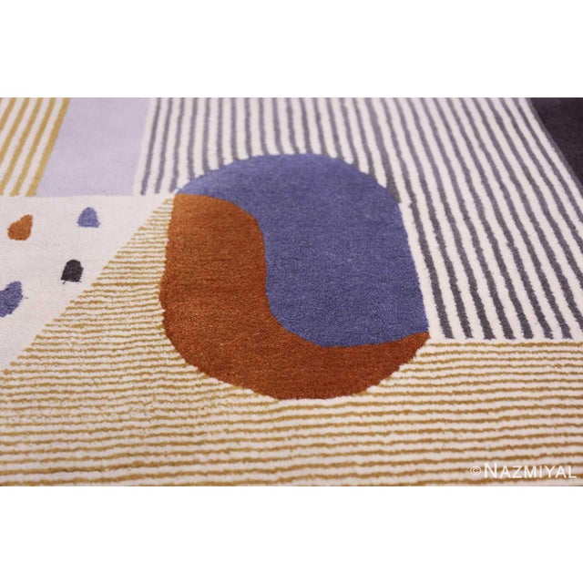 Vintage Scandinavian Stream For House and Garden Josef Frank Rug | Chairish