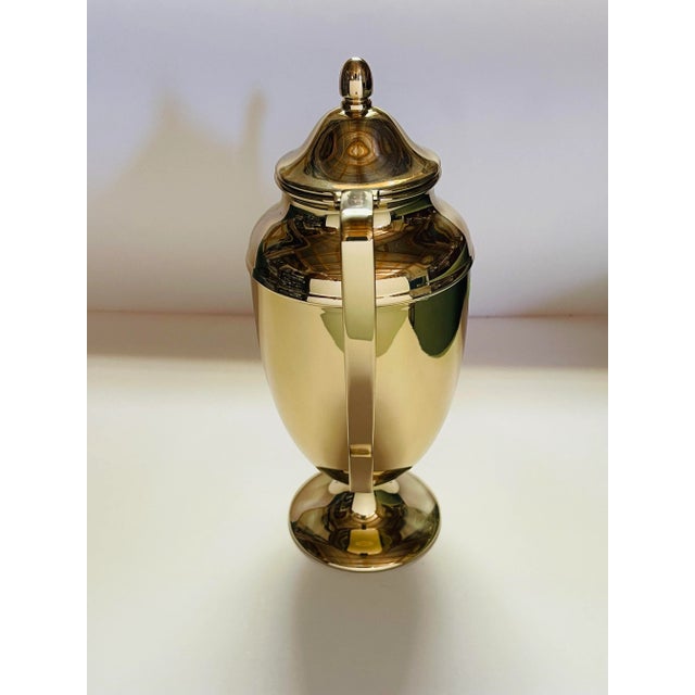 Vintage Dirilyte Gold-Tone Coffee Pot | Chairish