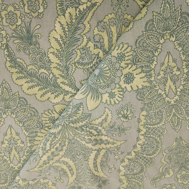 Carleton v Kilanga Linen Designer Fabric by the Yard | Chairish