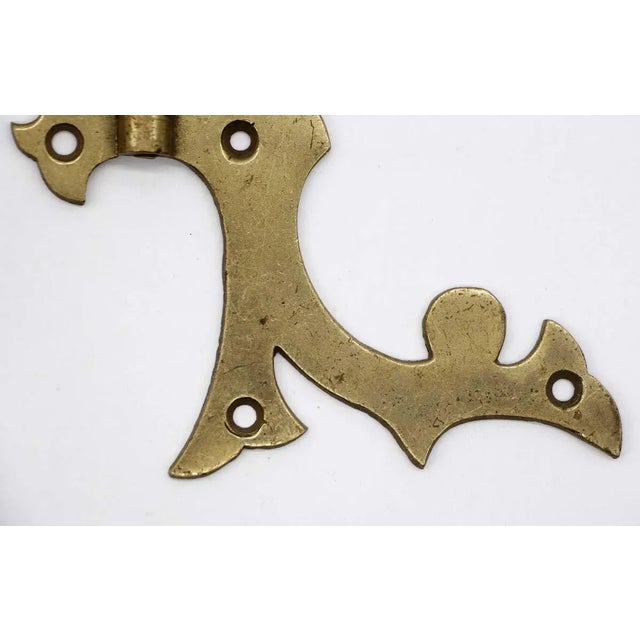Vintage L Shaped Brass Door Strap Cabinet Hinge Chairish